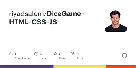 Github Riyadsalemdicegame Html Css Js