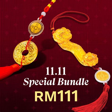 Ruyi And Prosperity 999 Gold Ornament Bundle Sk Jewellery