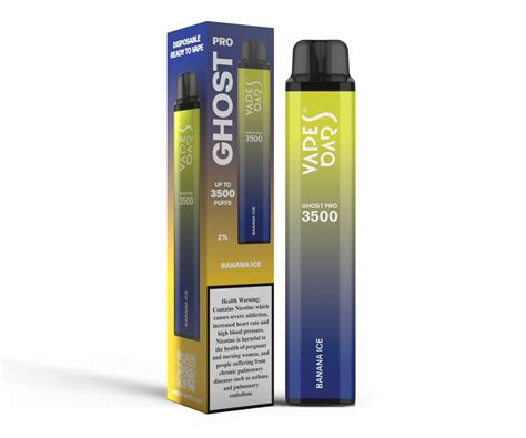 Ghost® Pro 3500 Banana Ice By Vapes Bars Vapeboo