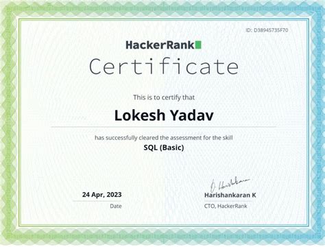 Lokesh Yadav On Linkedin Im Happy To Share That Ive Obtained A New