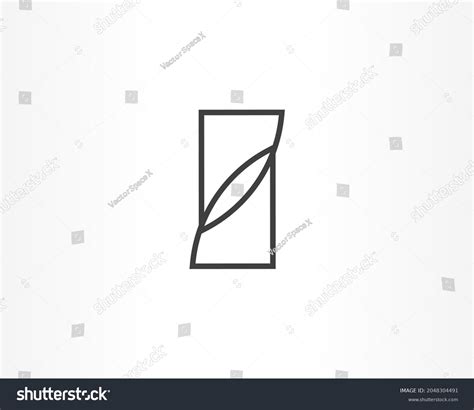 Line Shape Vector Logo Concept Design Stock Vector Royalty Free