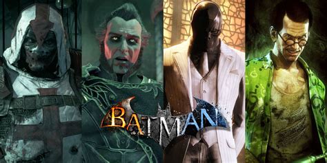 Batman Arkham City Villains Print Arkham City Characters By