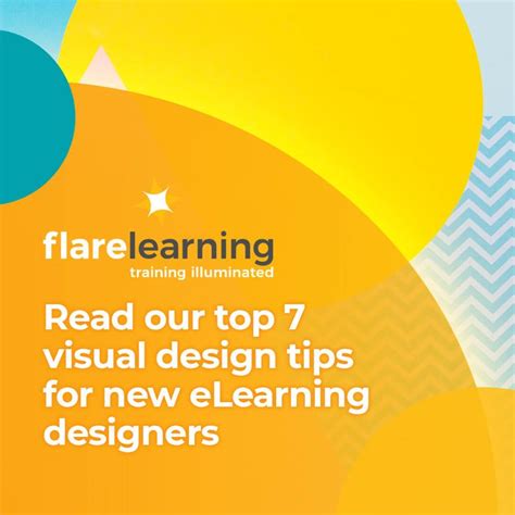 7 Visual Design Tips For New ELearning Designers Elearning Visual Design Online Training
