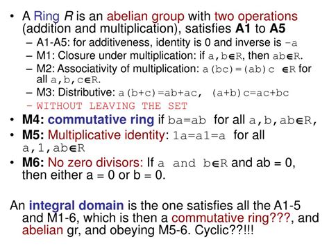 Ppt Cryptography And Network Security Finite Fields Powerpoint