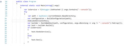 question aspnetcore run as topshelf windows service · issue 539