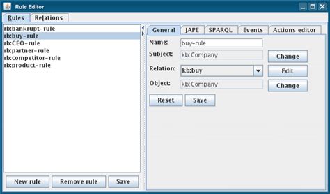 The Rule Editor Showing The Interface For Editing Lexico Semantic Download Scientific Diagram