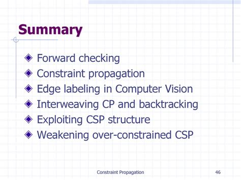 constraint propagation ppt download