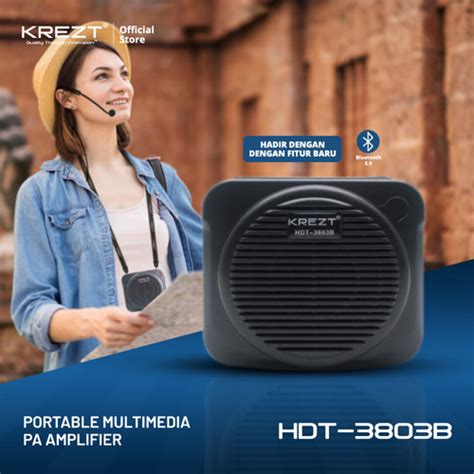 Promo Tour Guide Speaker Krezt Hdt 3803b Waistband Speaker Bluetooth Cicil 0 3x Jakarta Barat Promo Tour Guide Speaker Krezt Hdt 3803b Waistband Speaker Bluetooth Cicil 0 3x Jakarta Barat