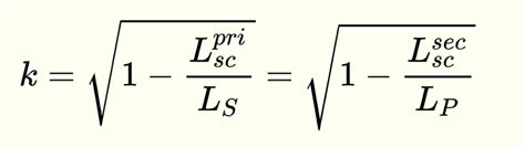 Power Electronics Calculating Transformer Turn Ratio With A Low Coupling Coefficient