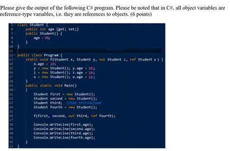 Solved Given The Following Java Code Public Class Chegg