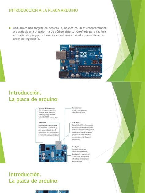 introduccion a la placa arduino pdf arduino programación de