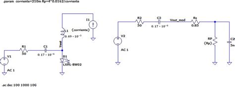 Simulated Electrical Circuits Comparison Of Ltspice Model And Download Scientific Diagram