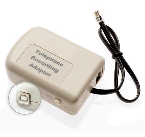 Trillium Handset Phone Recording Adapter USB