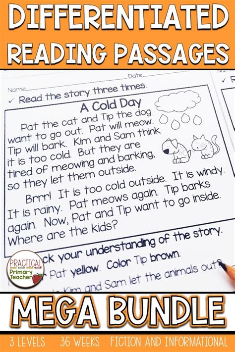 If You Re Looking For Differentiated Reading Passages With Comprehension Questions This Is The