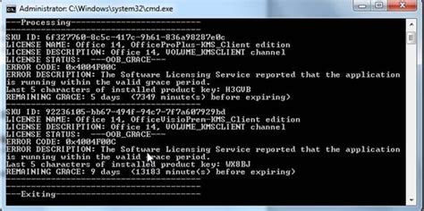 Checking Microsoft Office KMS Activation Status Ward Vissers