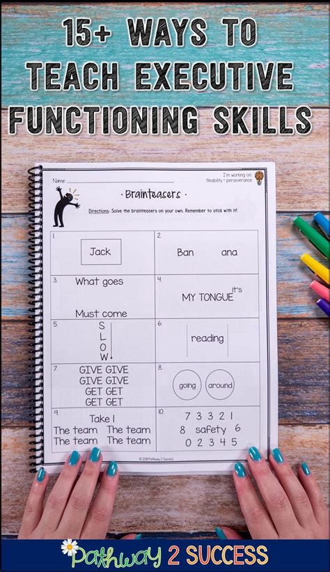 executive functioning skills lessons resources artofit