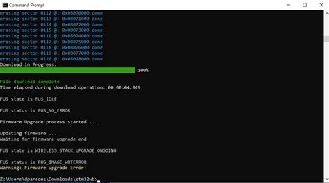 Unable To Successfully Load Ble Firmware Because O Stmicroelectronics Community