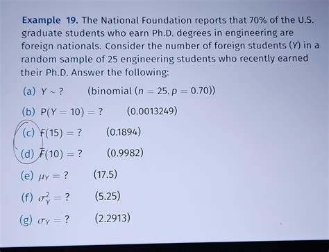 Solved Example 19. The National Foundation reports that 70% | Chegg.com