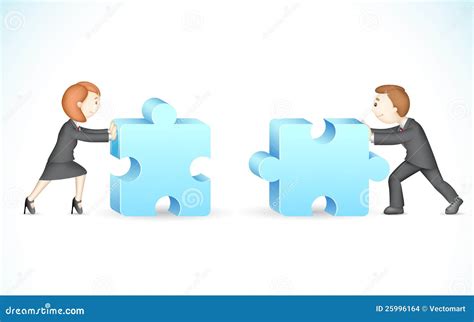 Business Puzzle Stock Vector Illustration Of Graphic 25996164