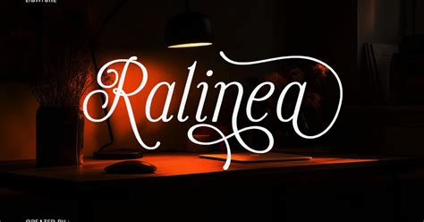 Ralinea Modern Script Font Script And Handwritten Ft Script And Monoline Envato