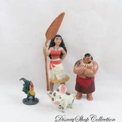 Set Mit Figuren Vaiana DISNEY Vaiana Chefkoch Tui Hei Hei Und Pua