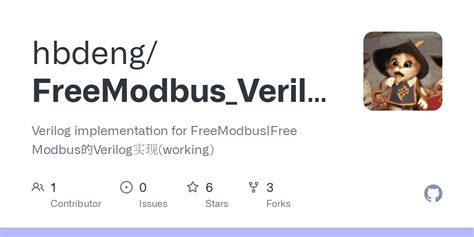 Github Hbdengfreemodbusverilog Verilog Implementation For