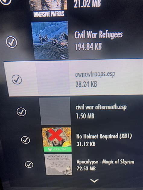 What Does It Mean When These Mods Are Greyed Out With No Description R SkyrimModsXbox