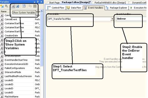 In Ssis How To Continue A For Each Loop Container Even If Its Inner