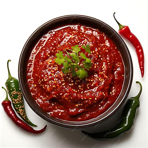 Premium Ai Image Isolated Of Gochujang A Spicy And Savory Korean