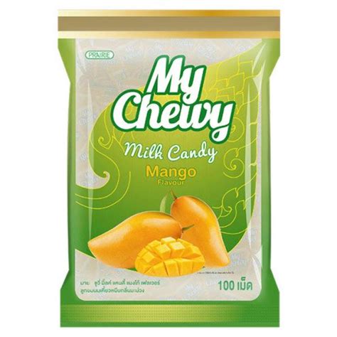 Prairie My Chewy Chewy Milk Candy Mango Flavor 360 g., Тайские жевател ...
