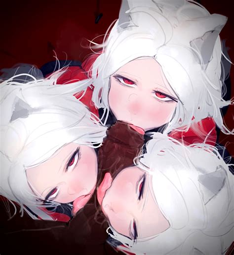 Bluesmilebird Cerberus Helltaker Helltaker Highres Non Web Source