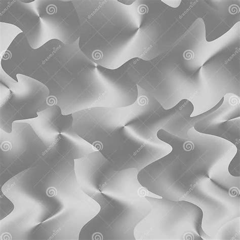 Illustration Of Metallic Gray Futuristic Wavy Pattern For Background Stock Illustration