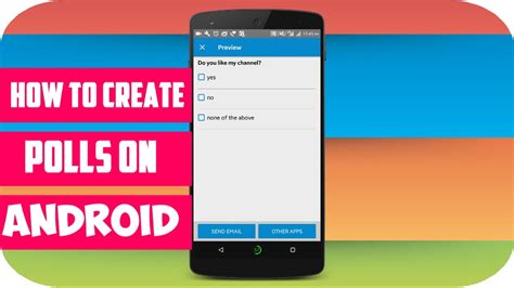 How To Create A Poll On Android TECHSAYYER YouTube