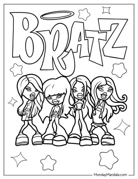 Free Bratz Online Coloring Pages