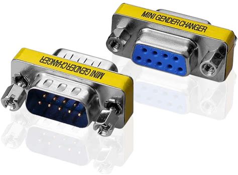 Pin RS DB Male To Male Female To Female Serial Cable Gender Changer Cou EBay