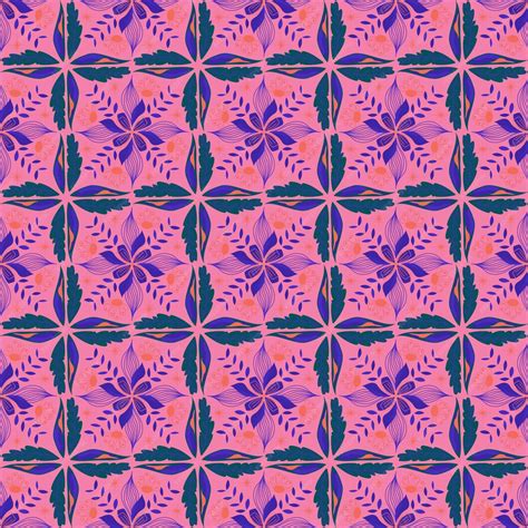 Premium Vector Leaves Seamless Pattern Background Garden Nature Plant Art Traditional Ornament