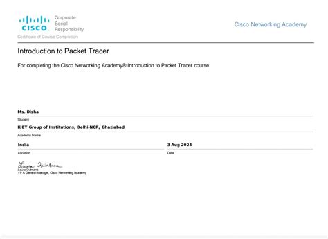 Disha Bansal On Linkedin Networking Cisco Packettracer Techskills