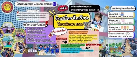 โรงเรียนเทศบาล ๑ ถนนนครนอก โรงเรียนเทศบาล ๑ ถนนนครนอก