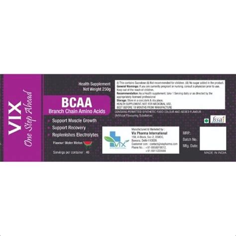 Bcaa Supplement Powder Efficacy Promote Nutrition At Best Price In