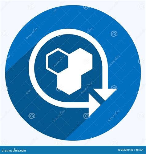Icon Modeling Api Suitable For Data Analytics Symbol Long Shadow