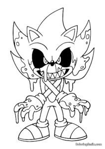 Sonic Coloring Pages 50 New Images