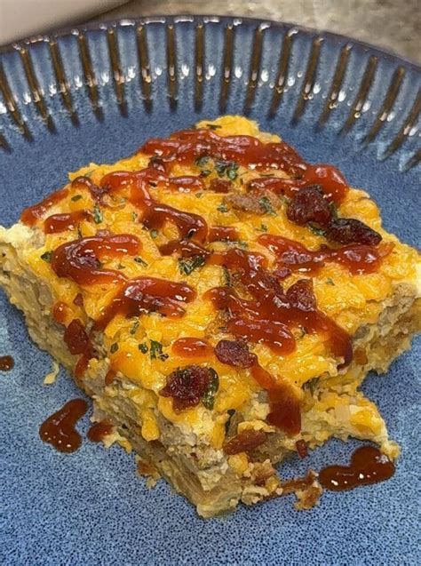 Sausage Egg And Cheese Hash Brown Casserole