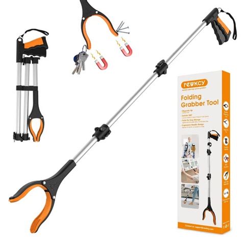 43 Extra Long Grabber Tool Foldable Grabbers For Elderly Grab It