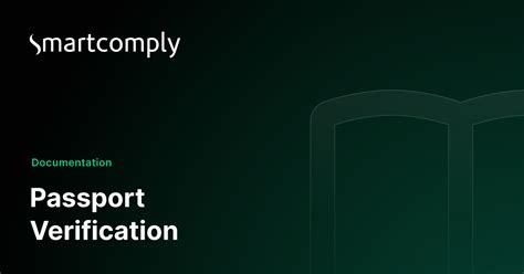 Passport Verification Smartcomply Docs