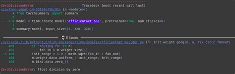 Float Division By Zero In `efficientnetb3a` · Issue 215