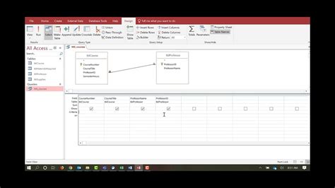 Sort A Query Within Microsoft Access Youtube