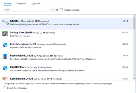 Getting Started With Litedb Database In C