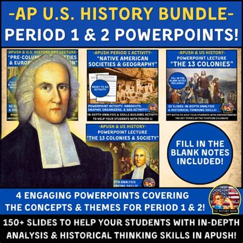 Apush Period 1 And 2 Powerpoints And Lectures 4 Powerpoints And Guided