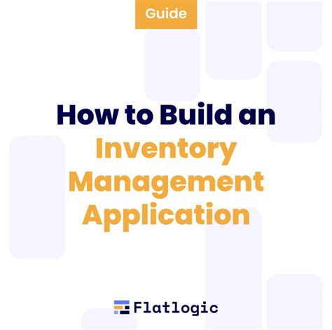 How To Build An Inventory Management App With Flatlogic Fayrouz Helou Posted On The Topic