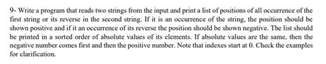 Solved Write A Program That Reads Two Strings From The Chegg
